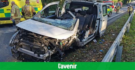 4 Blessés Lors Dun Accident Frontal Sur La N40 Lavenir