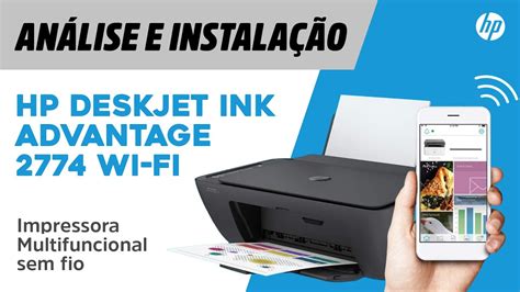 Impressora Multifuncional HP DeskJet Ink Advantage 2774 Wi Fi