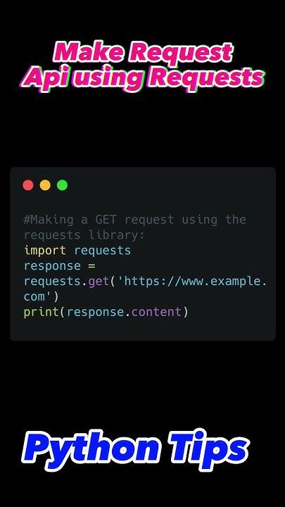Make Request Api Using Requests Python Tips Shorts Ikh4ever Python
