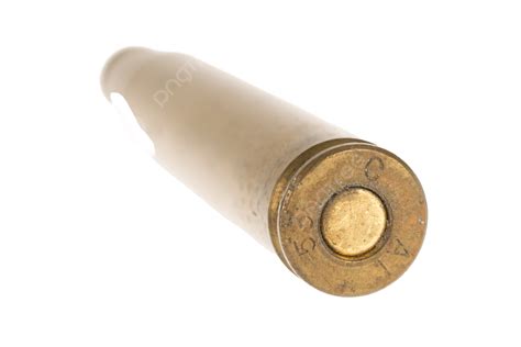 Empty Shell Casing Against Gradient Isolated Macro Defense Over Png