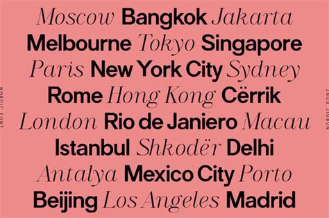 Nordic Font Sans Serif Serif Ft Modern And Feminine Envato