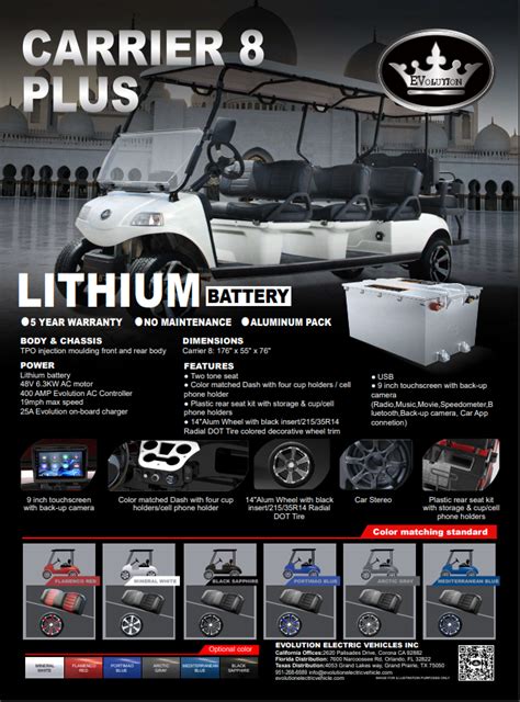 Evolution Golf Cart Elite Custom Golf Carts Llc
