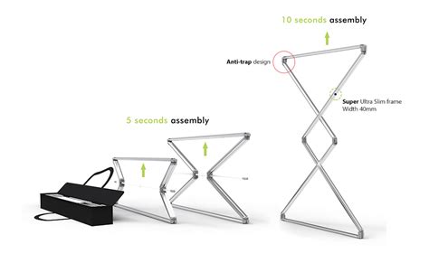 Modular Foldable SEG Fabric Frame Custom SEG Frame Display Lintel Patented Display