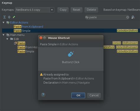 Middle Mouse Click For Navigation Versus Ubuntu X11 IDEs Support