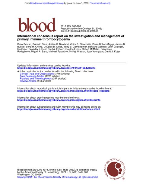 Pdf International Consensus Report On The Investigation And