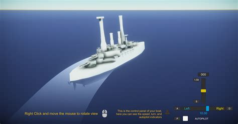 Physics Based Ship Controller