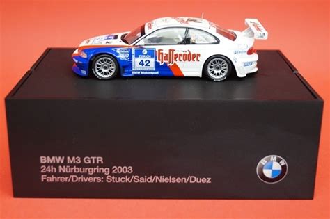 ディーラー特注 1 43 BMW M3 GTR 24h ニュルブルクリンク 2003 42 80420304706の落札情報詳細 ヤフオク落札価格検索 オークフリー