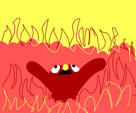 Possessed Elmo Starting A Demonic Ritual Drawception