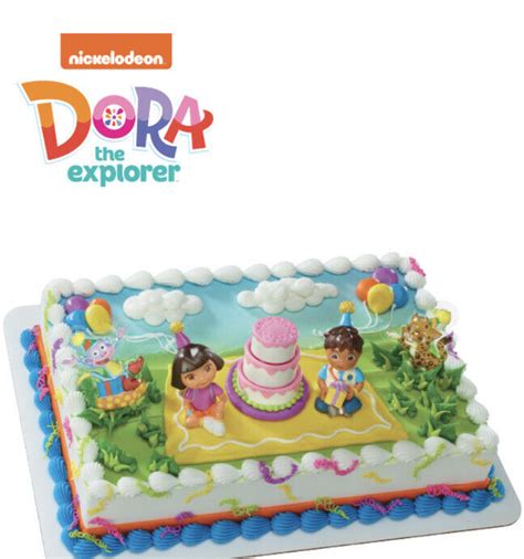 Dora Birthday Sheet Cake