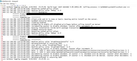 How Do I Get More Verbosedetailed Logs Of Windows Installer When