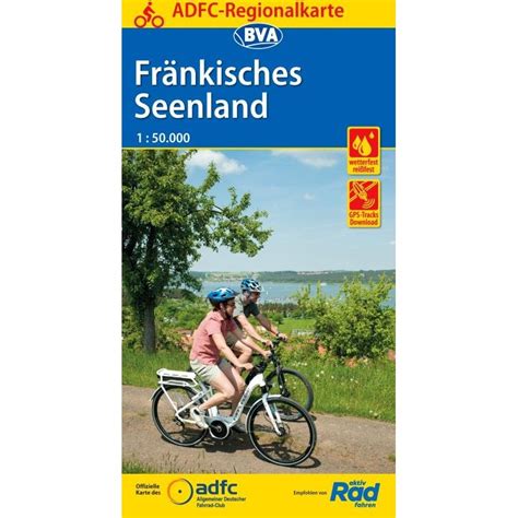 ADFC Fahrradkarte Fränkisches Seenland 1 50 000 LandkartenSchropp de