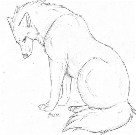 Sad Wolf Sketch At Explore Collection Of Sad Wolf