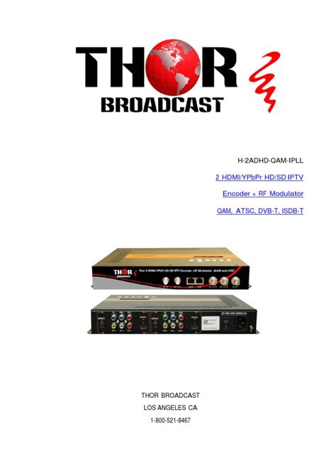 How To Use 2 Hdmi To Rf Qam And Iptv Digital Modulator Pdf Modulation Hdmi