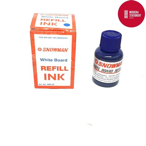 Jual Refillisitinta Spidolmarker Papan Tuliswhite Board Snowman Wbi
