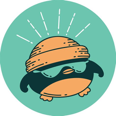 Icon Of A Tattoo Style Cool Robin 40217581 Png