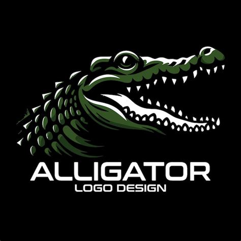Alligator Vector Logo Design Premium Ai Generated Vector