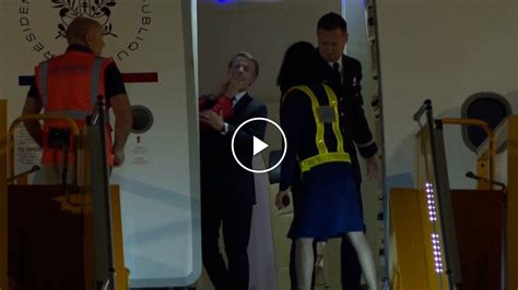 President Macrons Wife Pushes Him In The Face The New York Times