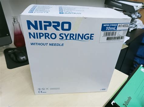 NIPRO ML SYRINGE WITHOUT NEEDLE Health Nutrition Medical Supplies Tools On Carousell