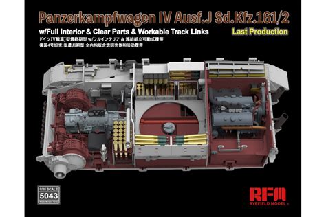 Ryefield Model Panzer Iv Ausfj Last Production Full Interior