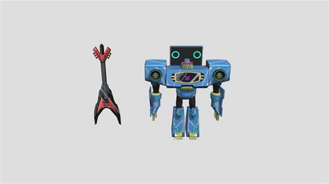 Soundwave And Laserbeak Guitar Transformers Tfa Download Free 3d Model By Randika Kila