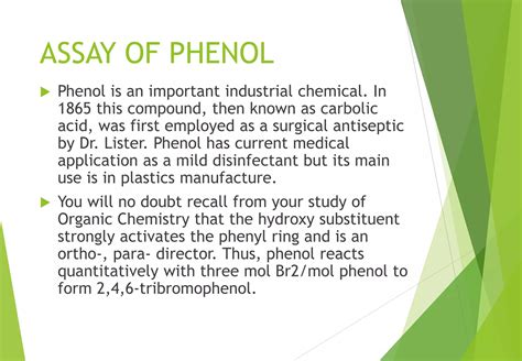 Phenol Resonance And Assay Pptx