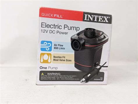 Intex Quick Fill Electric Pump - 12V DC Power - Dutch Goat