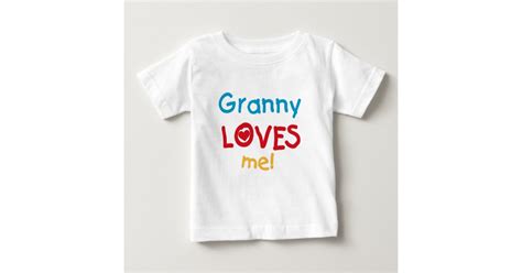 Granny Loves Me Tshirts Et Cadeaux Zazzlefr