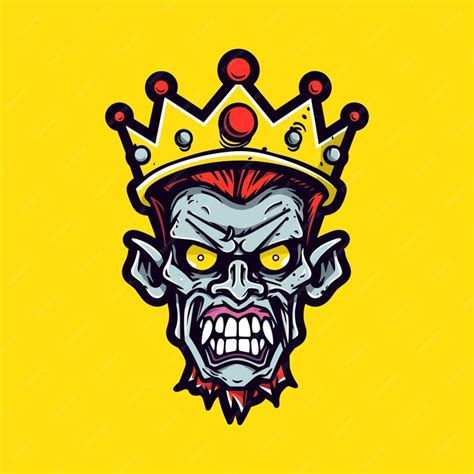 Premium Vector Zombie Head Vector Clip Art Illustration