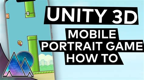 unity mobile portrait mode how to unity interface tutorial youtube