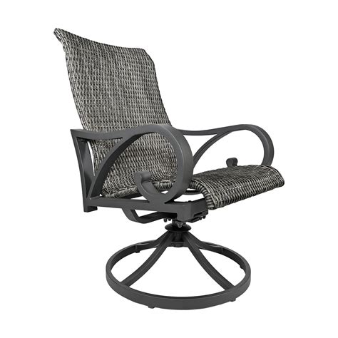 Woven Swivel Dining Chair Three Palms Casual