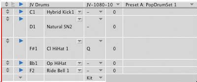 Digital Performer S Drum Editor
