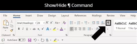 How To Remove Paragraph Symbols In Word Nuts Bolts