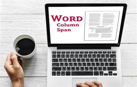 Make A Table Span Columns In Word