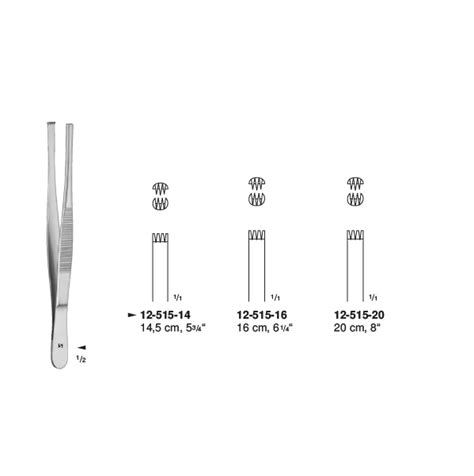 Curtis Tissue Forceps 12 515 Kapa Care