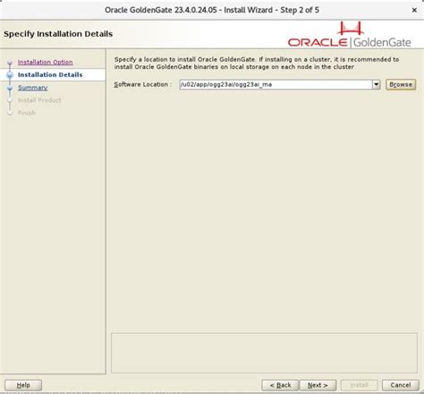 Oracle Goldengate 23ai Microservices Installation Oracle Scn