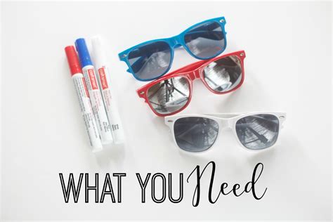 Diy Patriotic Sunglasses Parties For Pennies