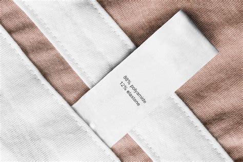 Premium Photo Composition Clothes Label