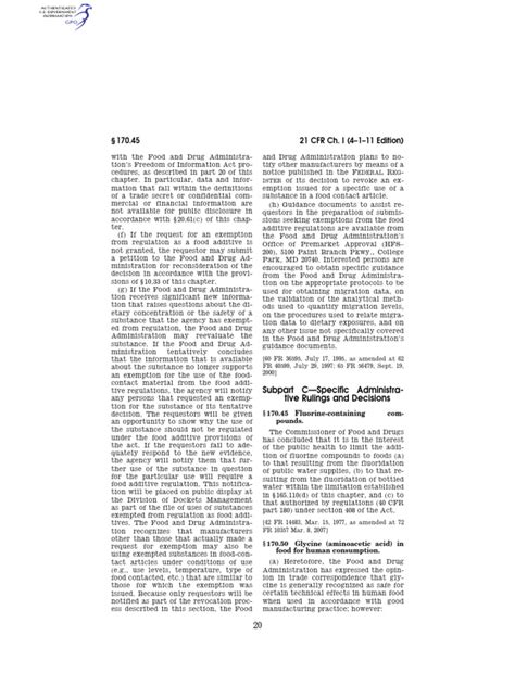 Us Cfr 2011 Title21 Vol3 Sec170 45 En Pdf