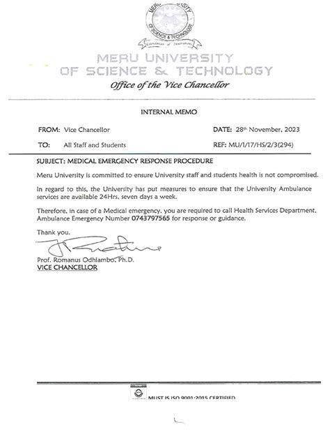 Medical Emergency Response Procedure Pdf