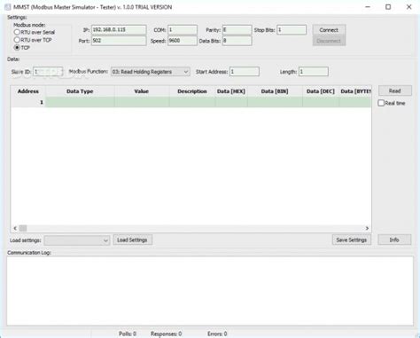 Mmst Modbus Master Simulator Tester Download Free Windows 1 0 2