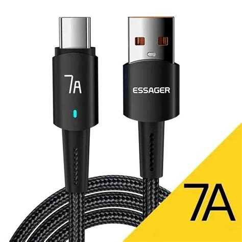 Кабель Essager Кабель Usb Type C Pd 100w купить по низкой цене в интернет магазине Ozon
