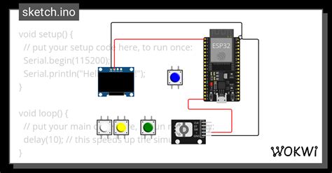 SimpleGUI Wokwi ESP32 STM32 Arduino Simulator