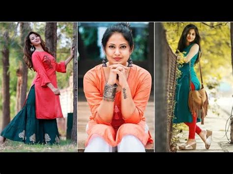 Latest Kurti Photoshoot Poses For Girls Girls Photoshoot Poses In