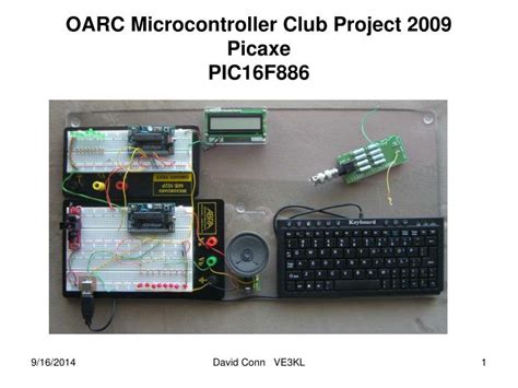 Ppt Oarc Microcontroller Club Project 2009 Picaxe Pic16f886 Powerpoint Presentation Id4480471