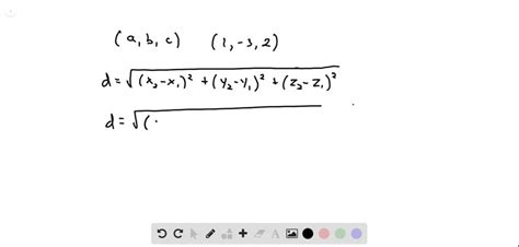 SOLVED In Exercises Compute The Distance Between The Points A B C