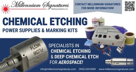 Chemical Etching Millennium Signatures Marking Systems