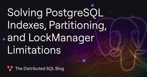 Postgresql Partitioning And Scalability With Franck Pachot Yugabyte