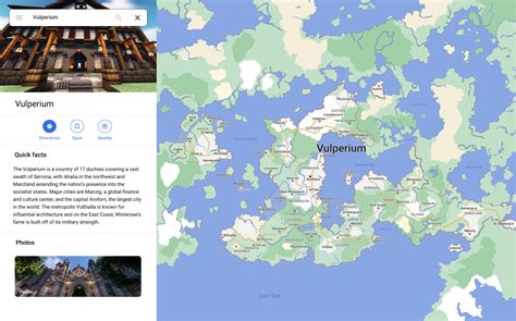 The Vulperium Stoneworks Minecraft Google Map By Me R Mapmaking
