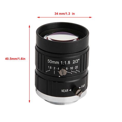 50mm Camera Lens C Mount Cctv Surveillance Lens Wi Grandado
