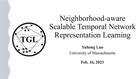 Neighborhood Aware Scalable Temporal Network Representation Learning